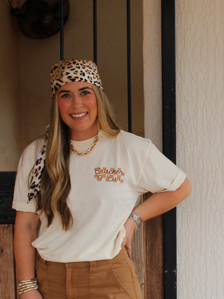 Checkered Florida - Ivory – Cracker and Cur