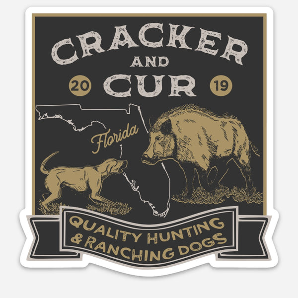 Bayed Up Sticker – Cracker and Cur