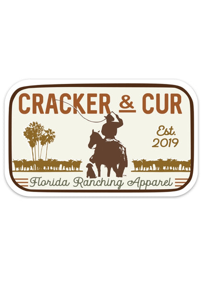 Florida Ranching Sticker – Cracker and Cur